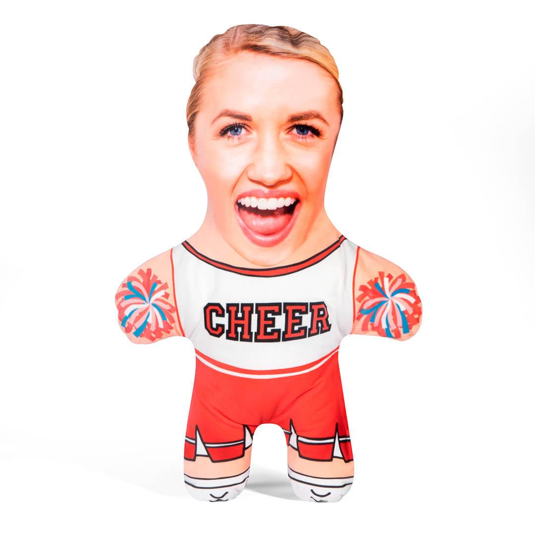 Cheerleader Mini Me Cushion - Personalised Cheerleader Doll – Snugzy ...