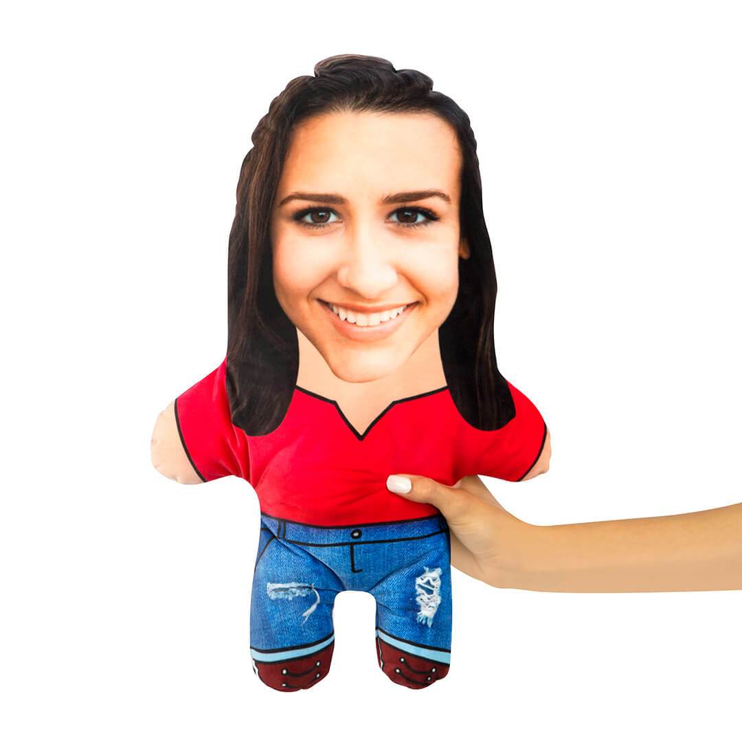 Snugzy Girl Mini Me Cushion - Personalised Girl Doll – Snugzy Netherlands